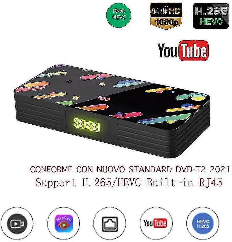 Digital decoder HD H.265 Mpeg-4 10-bit 1080P USB HDMI scart Ethernet ...