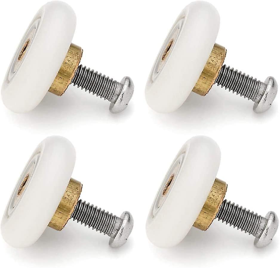 Set Of 4pcs 19mm Shower Door Rollers Runners Wheels Replacement Part ...