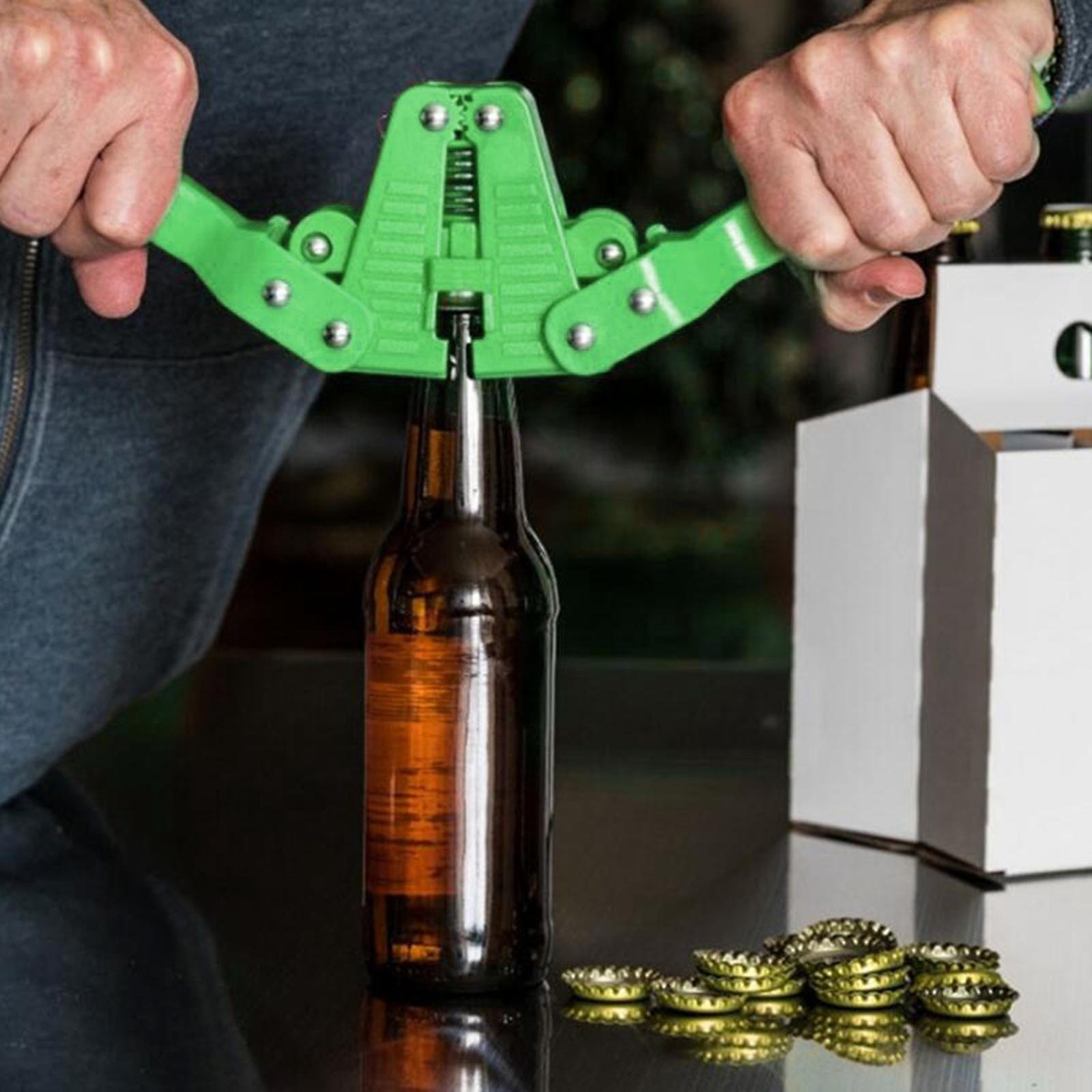 Hand Manual Bottle Capper Twin Lever Champagne Beer Bottle Crown Cap ...