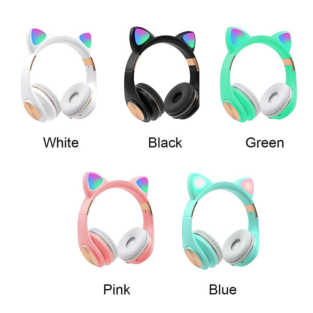 Wireless Bluetooth Headset Noise Cancelling Cat Ear Gift Gaming With ...