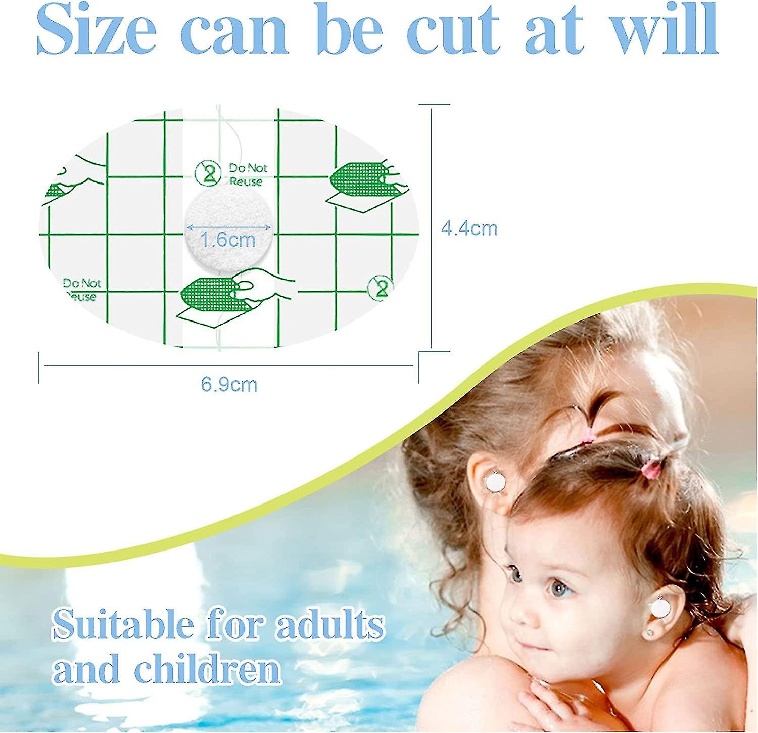 50 Sheets Waterproof Ear Patches, Ear Protectors For Bath,hair ...