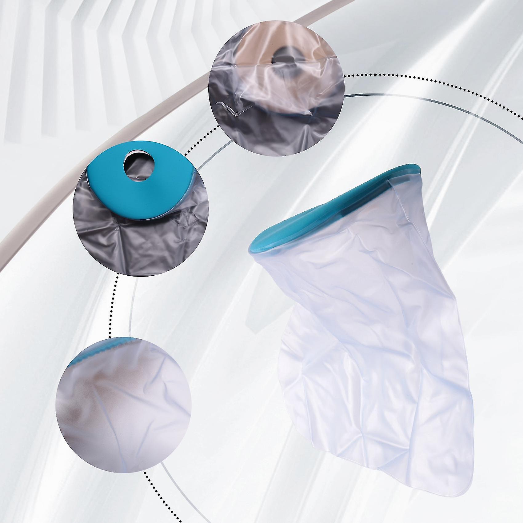 Watertight Foot Protector Bathing Waterproof Cover Shower Foot Rest ...