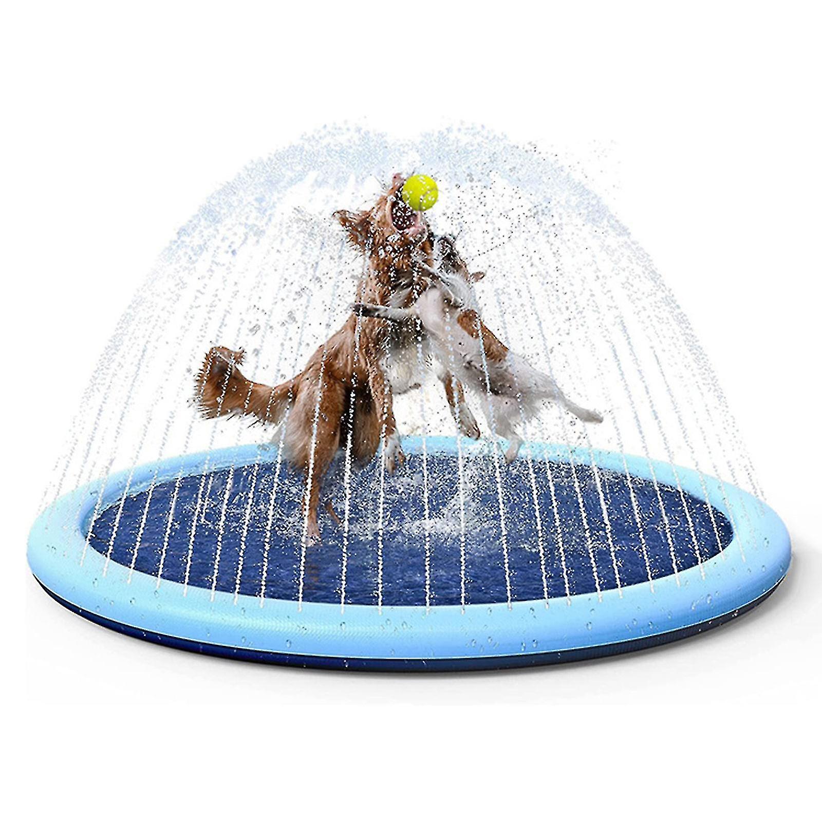 Splash Pad For Dogs Non Slips Splash Pad Sprinkler For Kids Thickened ...