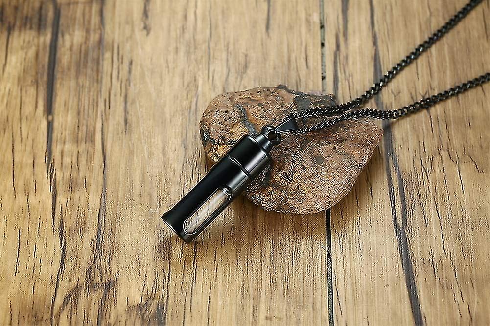 Stainless Steel Glass Container Tube Urn Keepsake Cremation Ashes ...