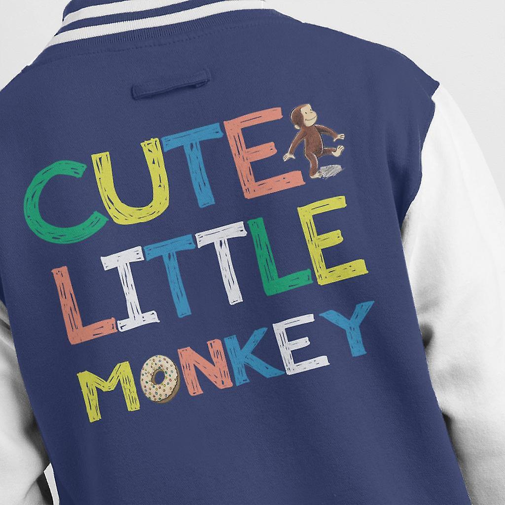 Curious George Cute Little Monkey Men's Varsity Jacket | Fruugo US