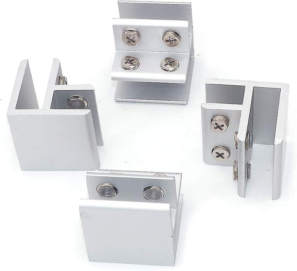 4 Pack 90 Clamps For Glass To Glass, Fixing To Two Side Panels, Shower ...