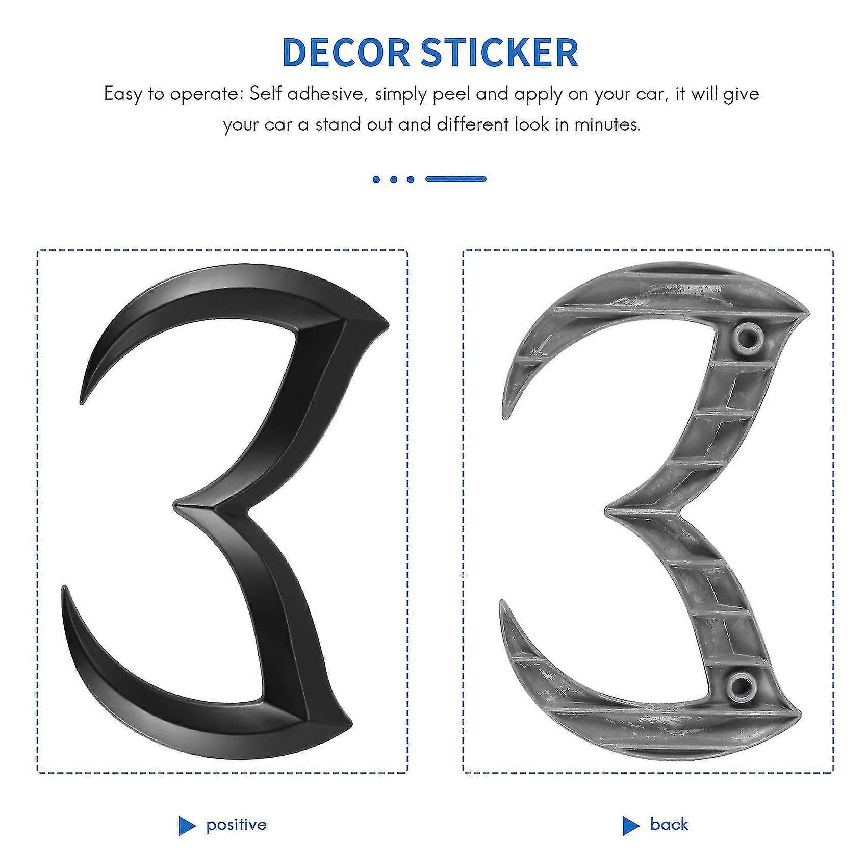 Black Evil M Logo Emblem Badge Decal For Mazda All Model Car Body Rear ...