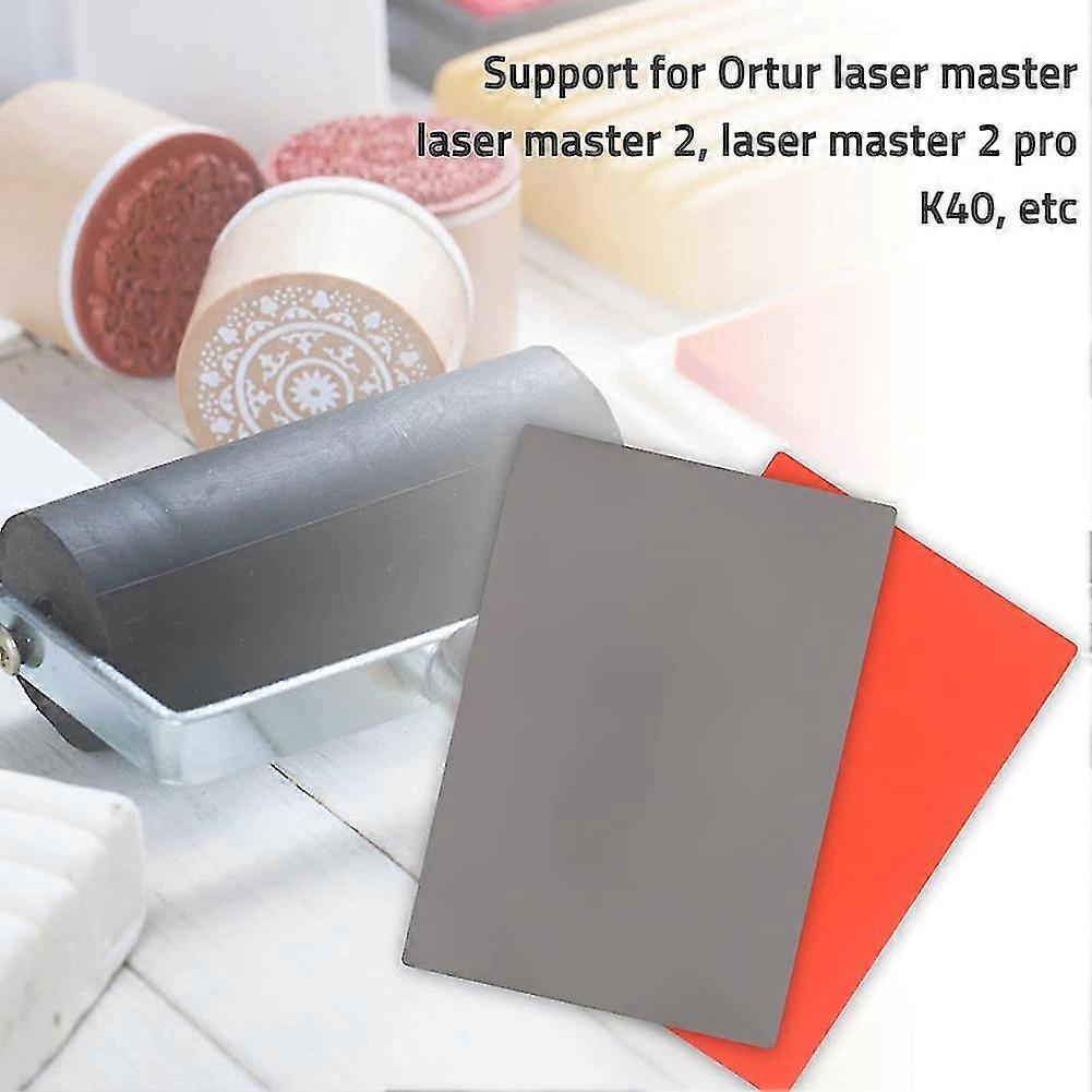 Rubber for Lasers Engraving Machine with A4 Size 2.3mm (Dark Gray ...