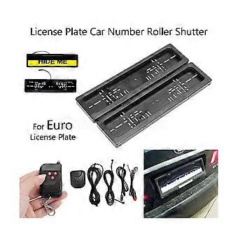 EU License Plate Car License Plate Shutter Car Number Roller Shutter ...