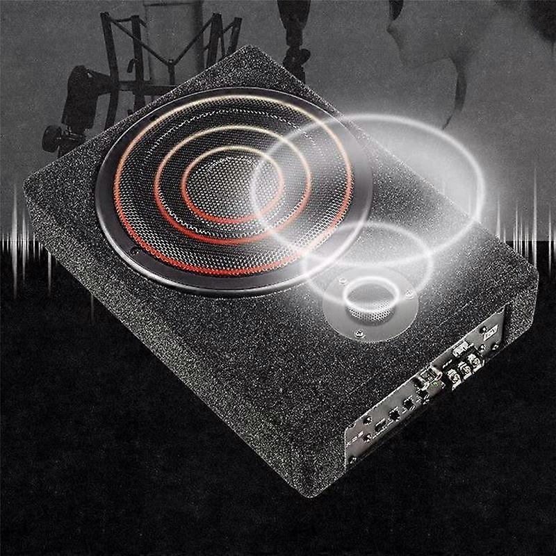 Car Mounted Subwoofer Ultra-thin Seat Modification 600W Subwoofer 12V ...