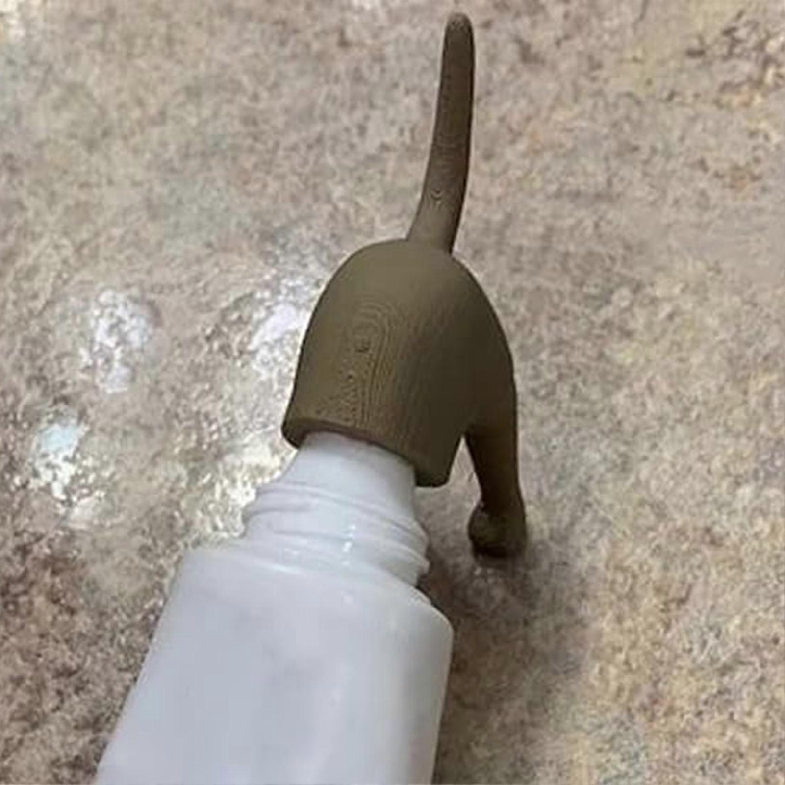 Pooping Dog Butt Toothpaste Topper Screw Cover Universal Funny Dog Butt ...