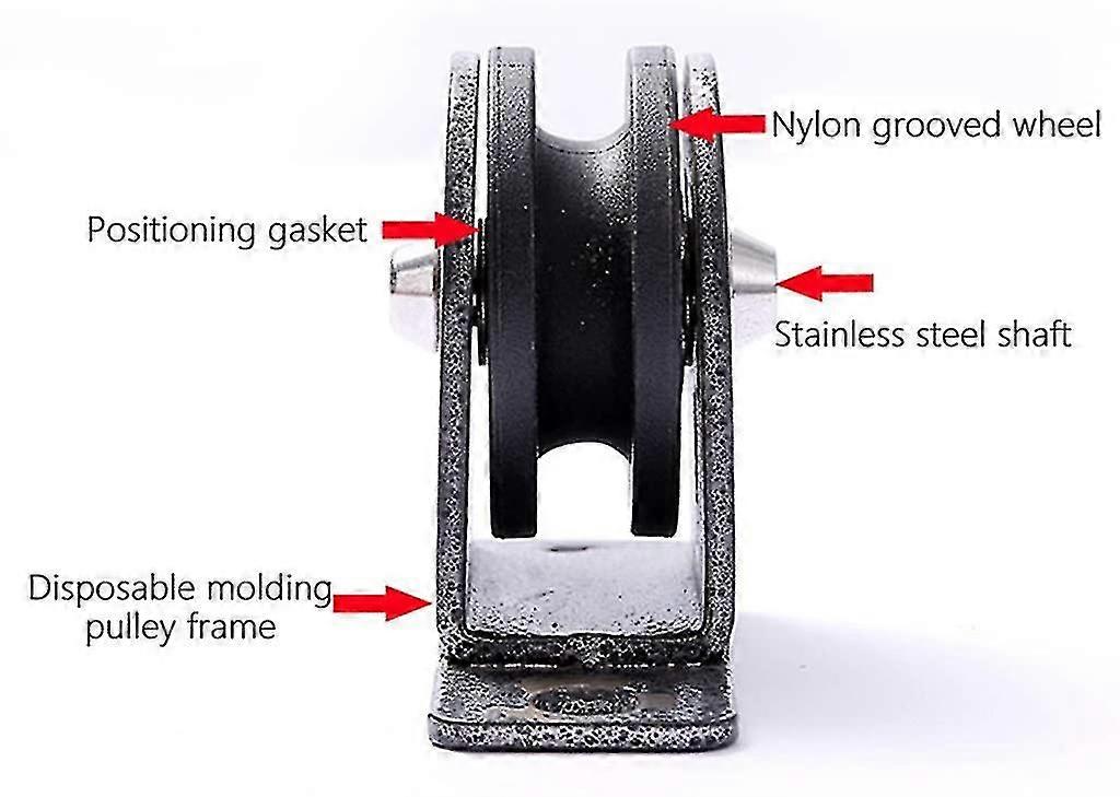 Soundproof Pivot Pulleys Guide With Fixed Pulley Fixed Pulley, 300kg ...