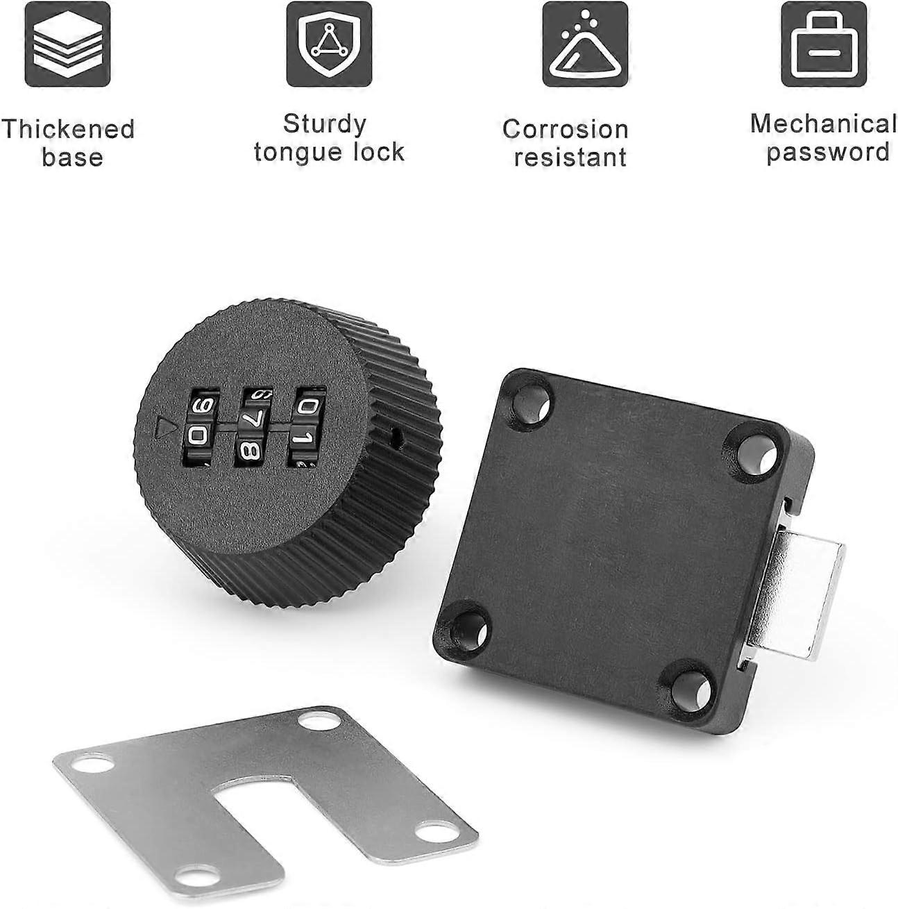 Drawer Lock, Digital Combination Lock, Keyless Locker Combination Lock ...