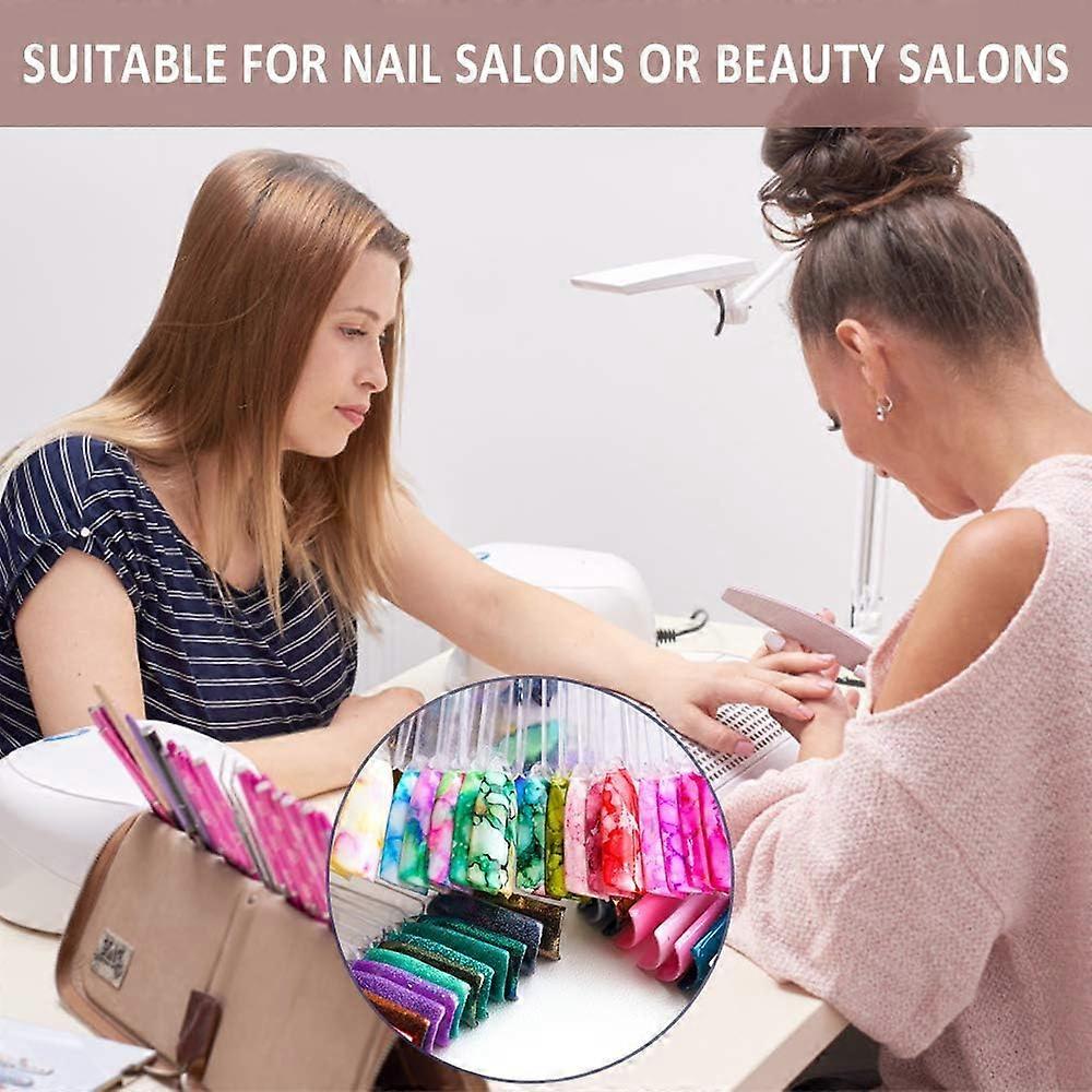 Nail Color Display 200 Pcs Nail Color Chart with Split Ring Holder Nail ...