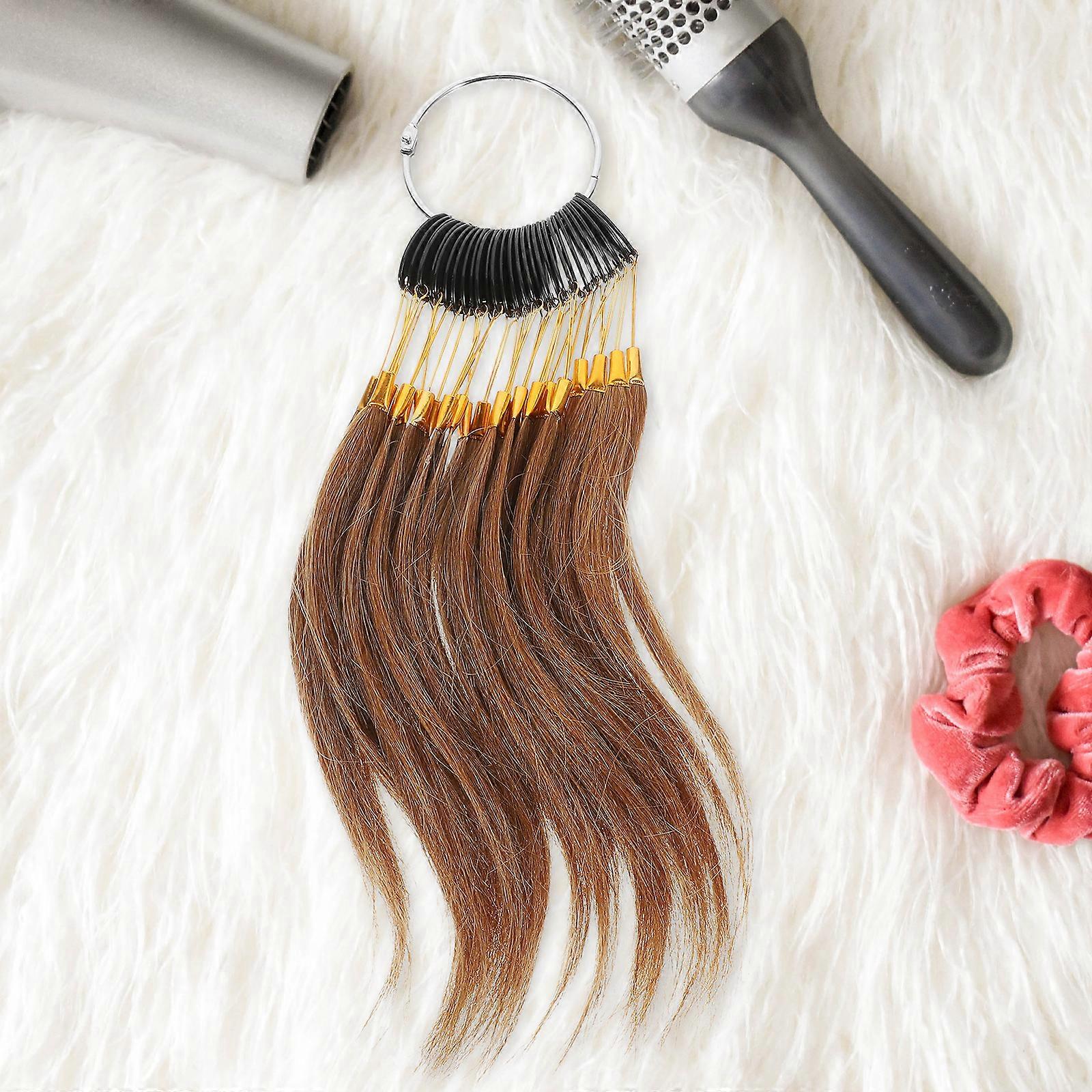 30pcs Hair Color Rings Samples Human Hair Testing Hair Color Samples ...