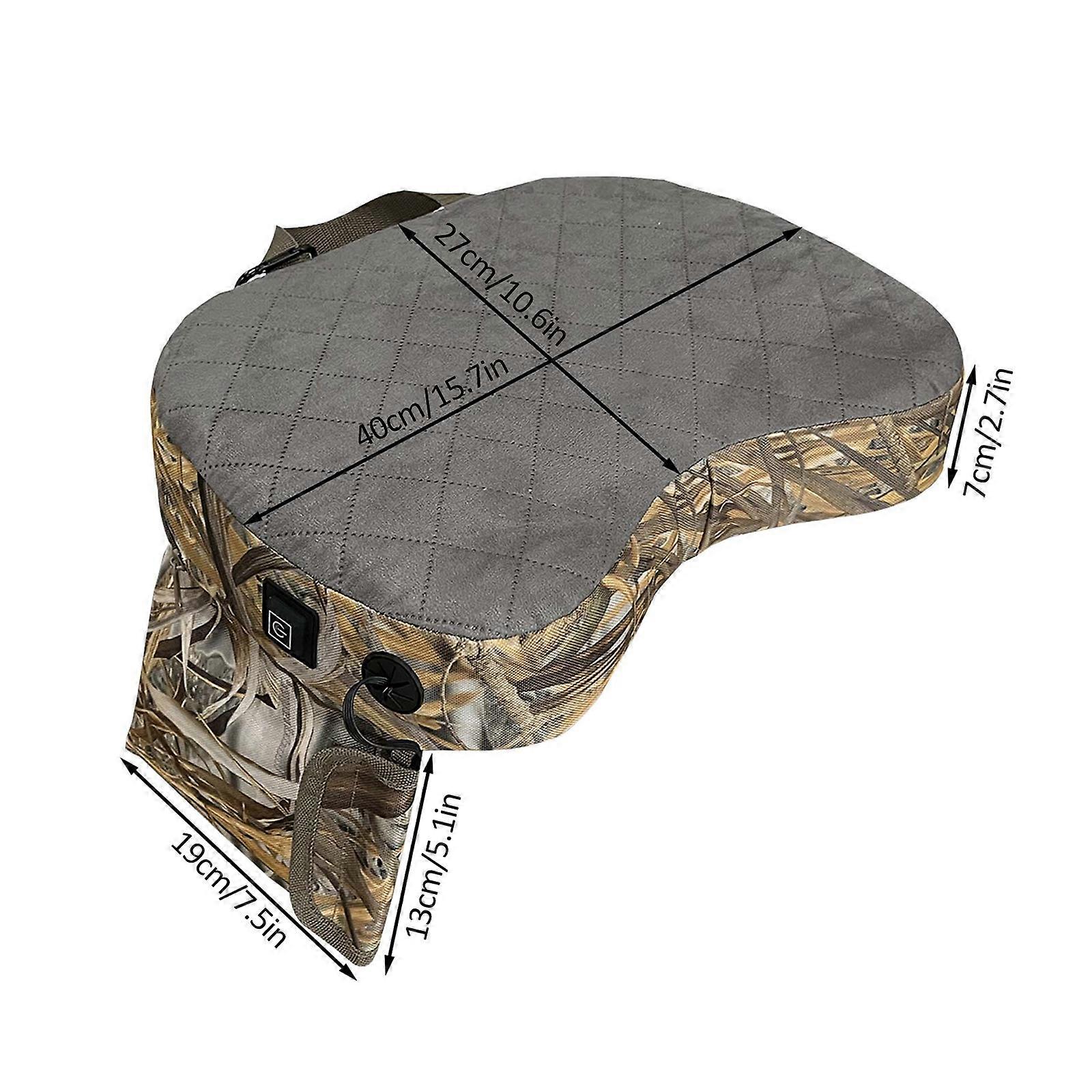 Portable Heated Seat Cushion Pad Hunting Seat Cushion Heated USB Power ...