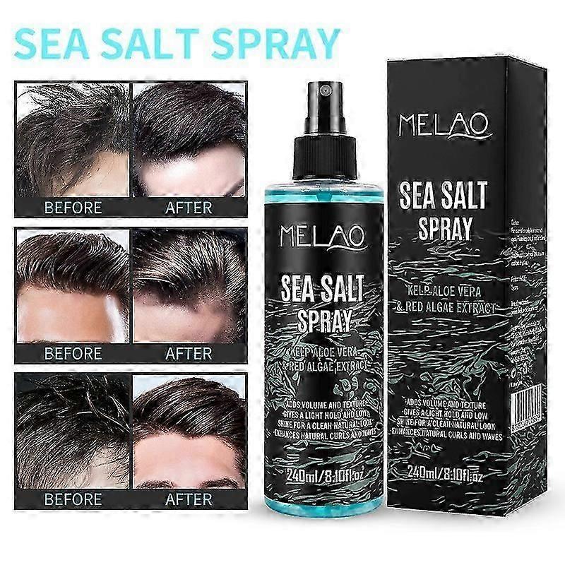 Sea Salt Spray for Hair, Sea Salt Volumizing Hair Spray - No-Rinse, Oil ...