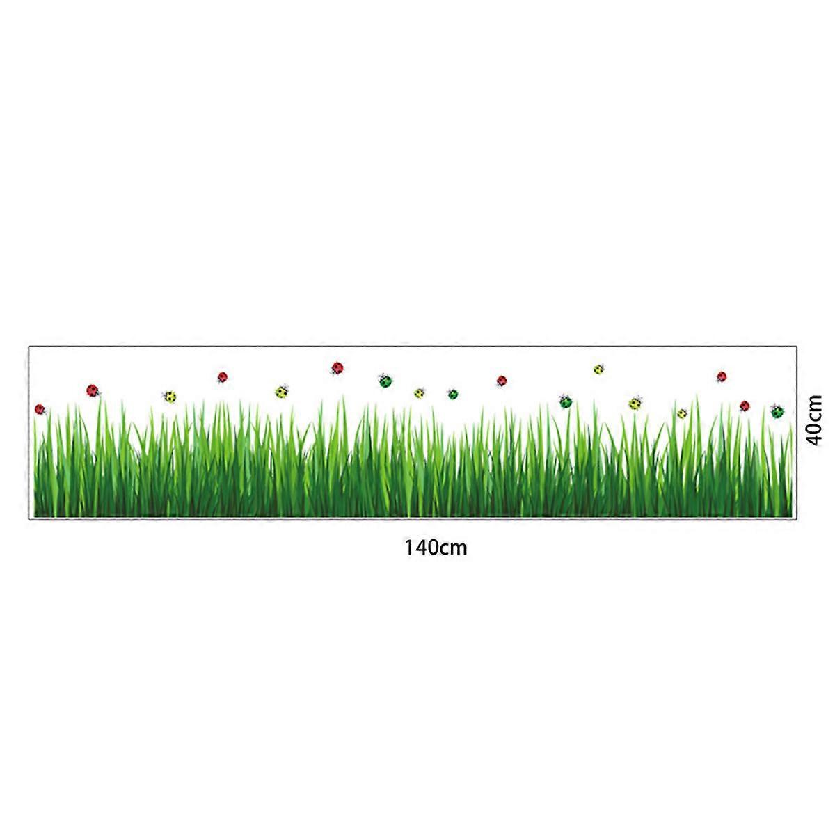 Green grass wall sticker for bedroom living room background room ...