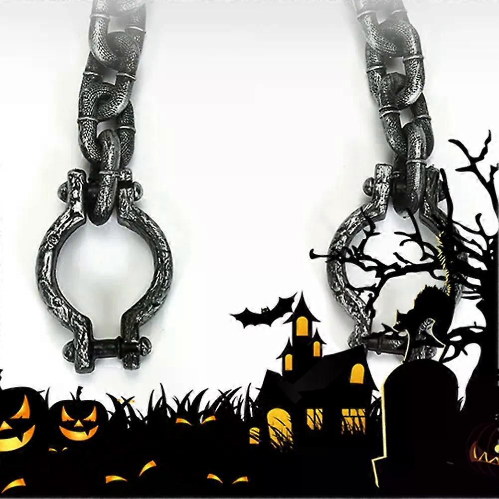Funny toys Halloween Party Plastic Handcuffs Fetters Shackle Decorate ...