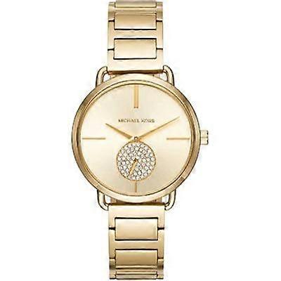Michael Kors Mk3639 Women's Portia Gold-tone Stainless Steel Watch ...