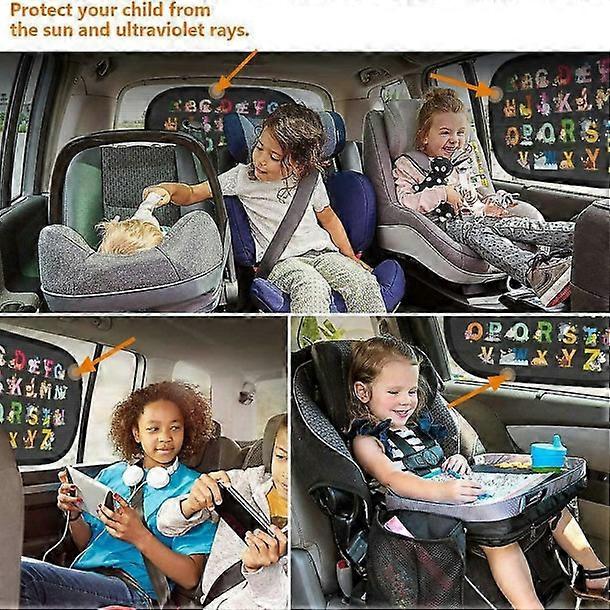 with UV Protection, Self Adhesive Car Window Sun Shades Baby Car Sun ...