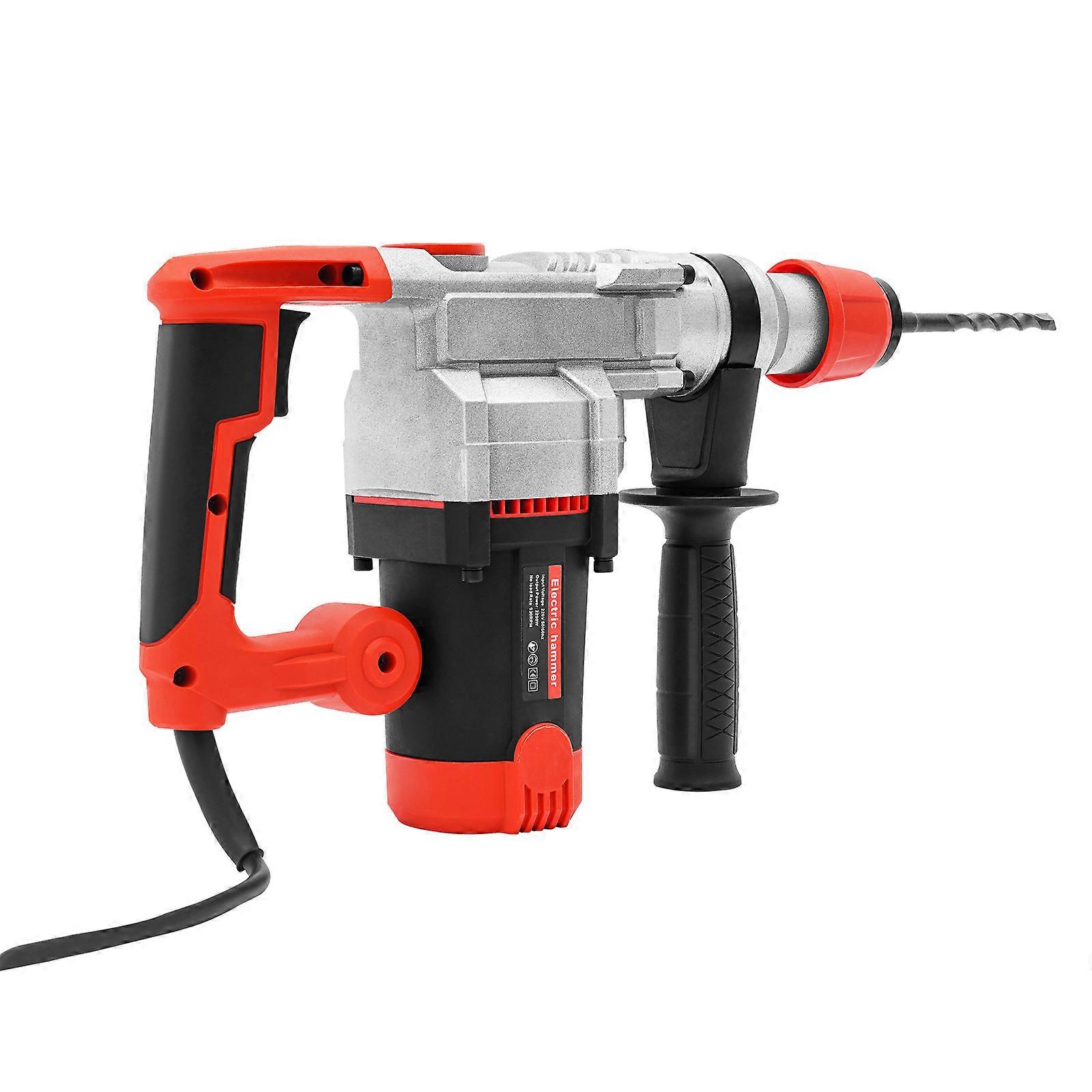 2200W Electric Rotary Demolition Hammer Drill Concrete Breaker Chisels ...