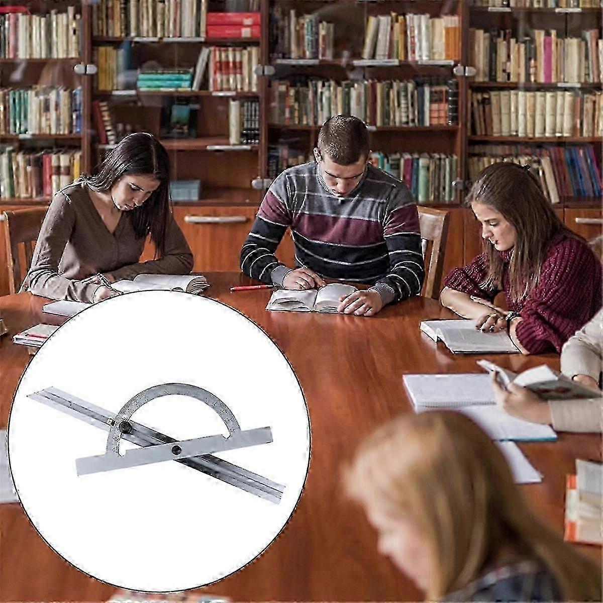 Adjustable 10 - 170 Degrees Carbon Steel Protractor for Woodworking ...