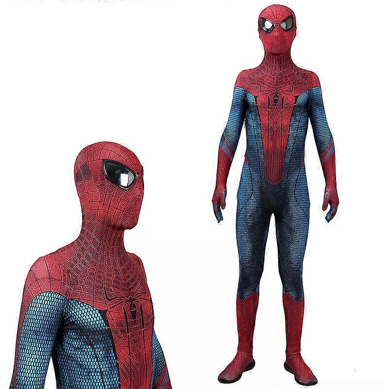 Upgraded Amazing Spider-Man Jumpsuit Spider-Man Cosplay Costume for ...