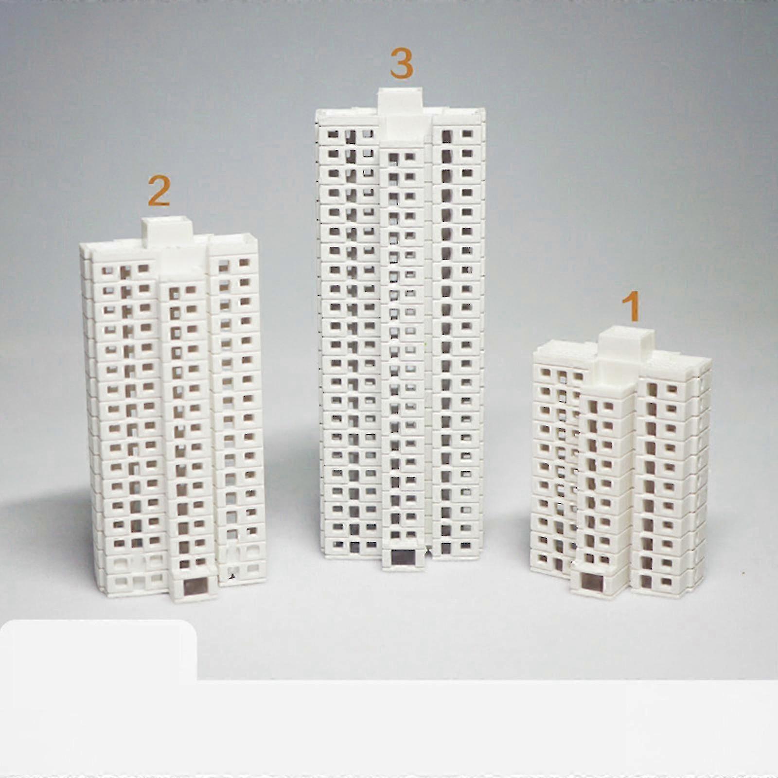 Detailed Miniature Apartment Structure Model 1/800 1/500Scales Craft ...