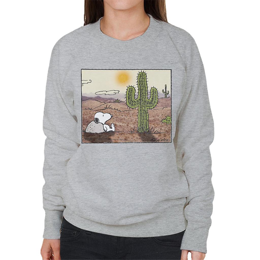 Peanuts Snoopy Cactus In The Desert Women's Sweatshirt | Fruugo US