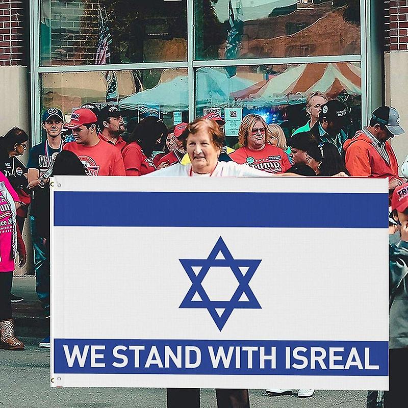 Israel Flag 3x5ft, 90 X 150cm Flag Of Israeli, 3x5 Feet Outdoor ...