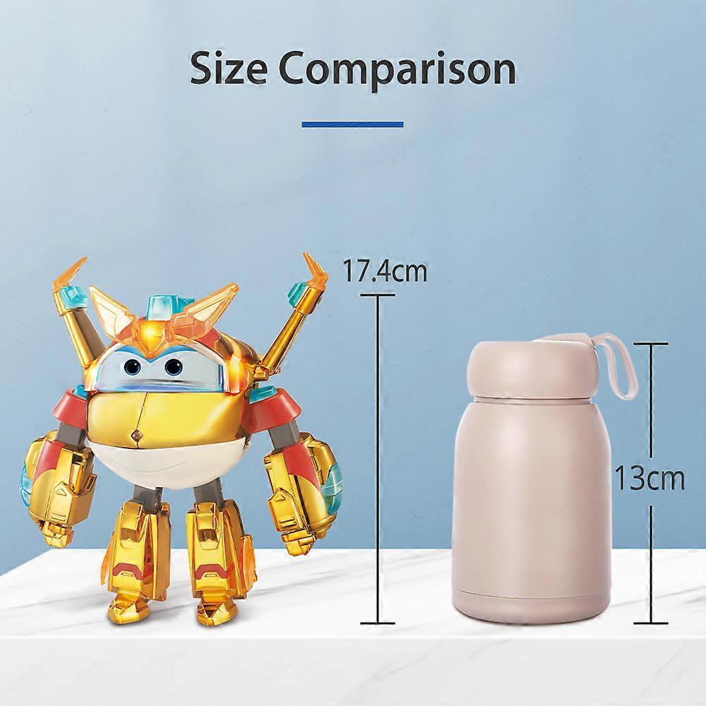 6 Inches Deluxe Transforming Supercharged Golden Boy With Light Sound 2 ...