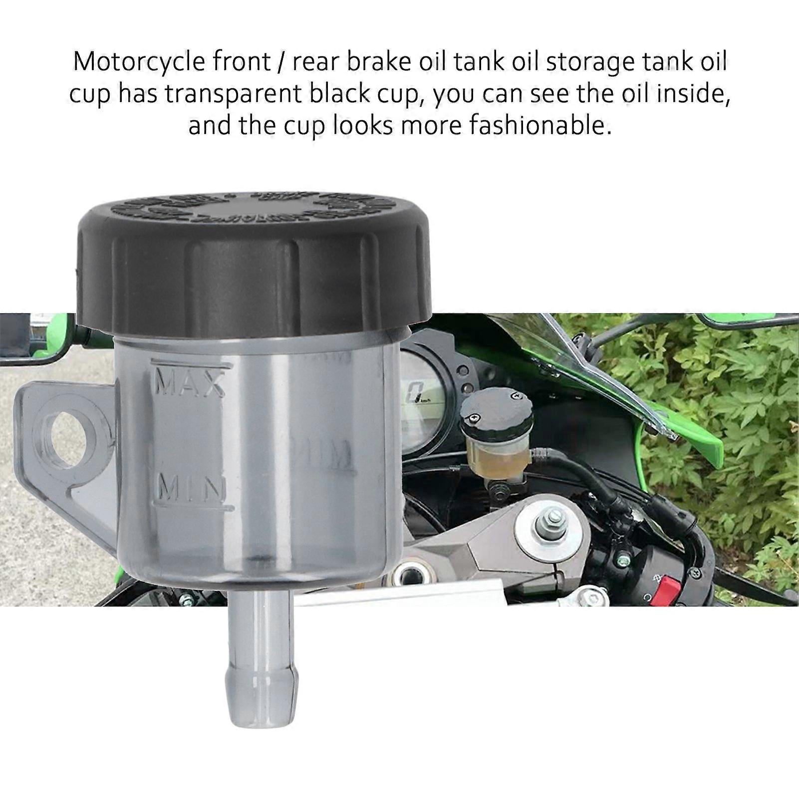 Brake Fluid Reservoir Tank Oil Cup Rear Front Transparent Smoky for ...