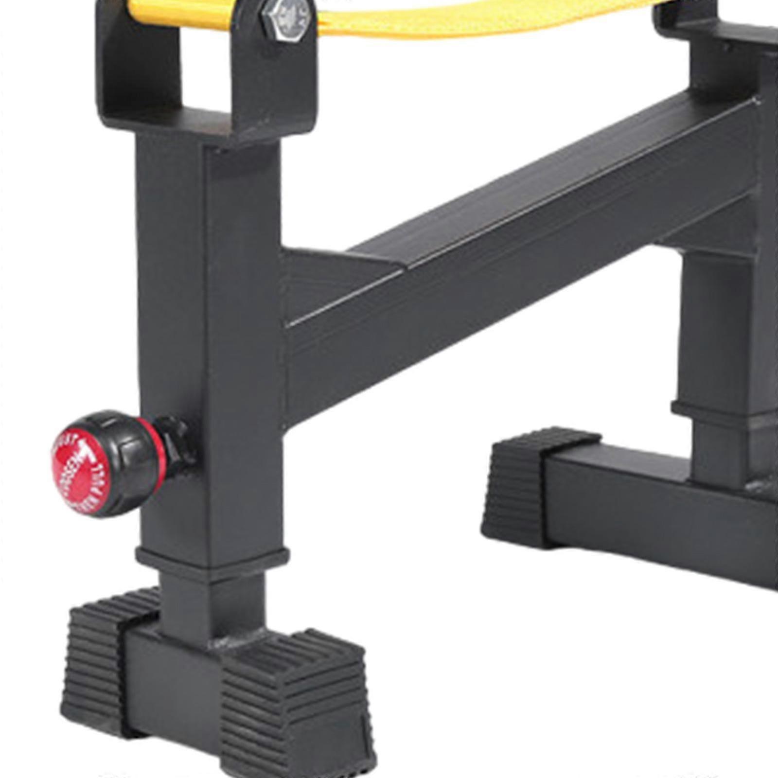 2x Deadlift Sling Racks Easily Load Deadlift Jack Barbell Stand Barbell ...