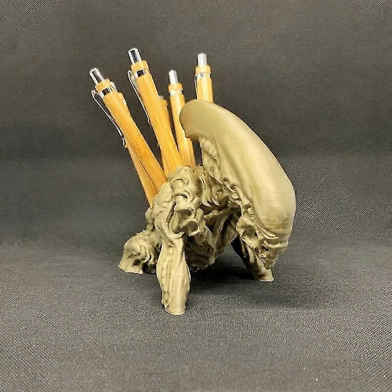 Creative Alien Xenomorph pen holder Alien statue bust Penholder alien ...
