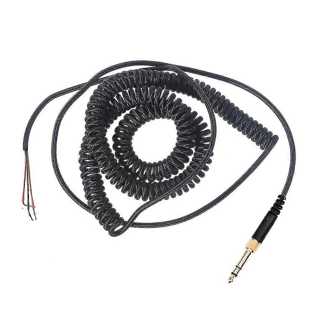 Spring Coiled Repair Dj Cord Cable Replacement For Ath-m50 Ath-m50s Mdr ...