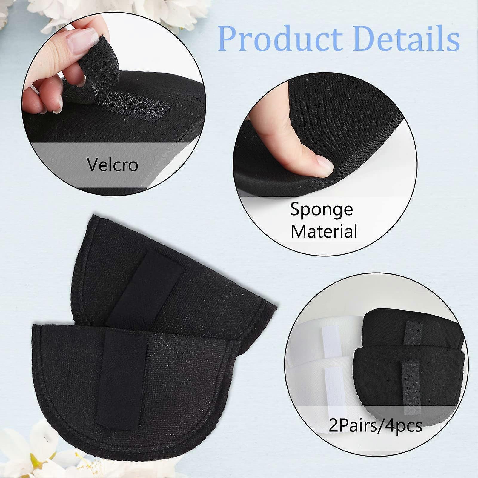 2 Pairs Shoulder Pads Soft Sponge Reusable Foam Shoulder Pad Anti-Slip ...