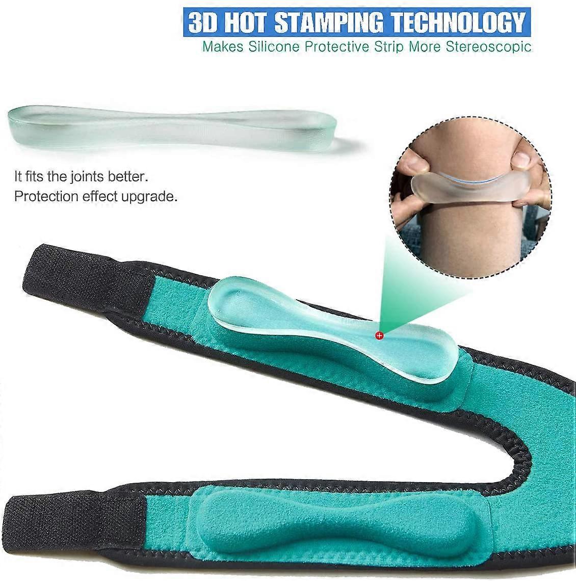 Patellar Tendon Support Strap, Knee Pain Relief Adjustable Neoprene ...