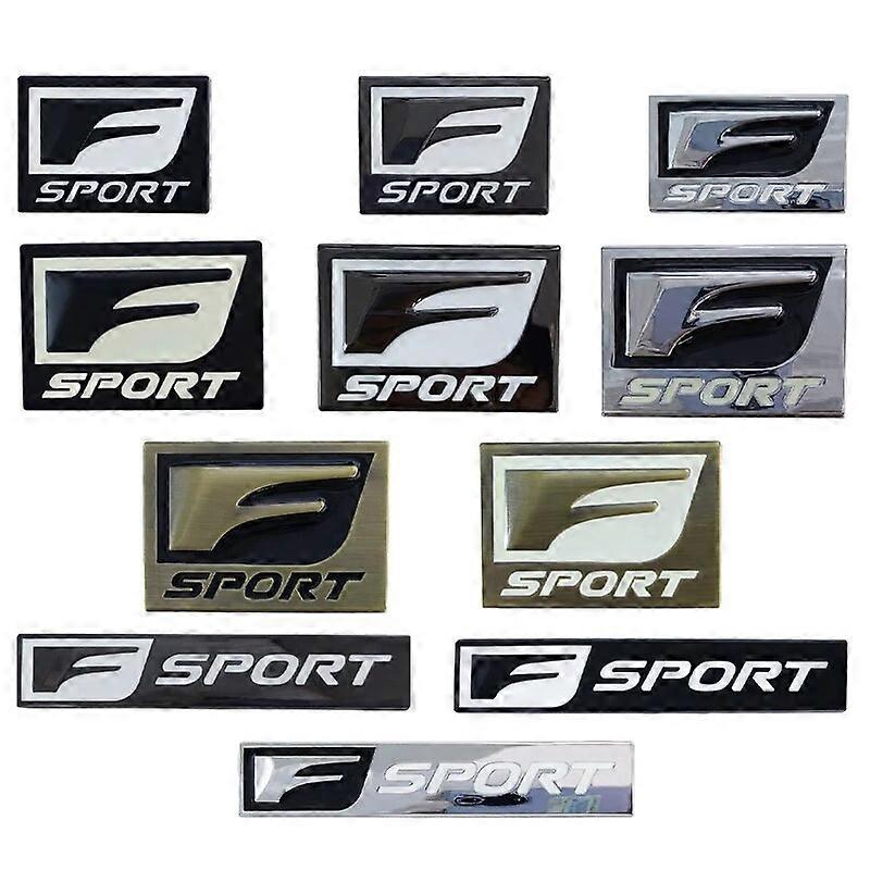 3d Metal F Sport Logo Car Fender Emblem Trunk Badge Decal For Lexus RX ...
