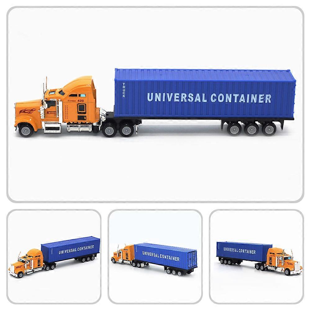 Container Truck Model Truck Toy Boys Truck Model Lifelike Container ...