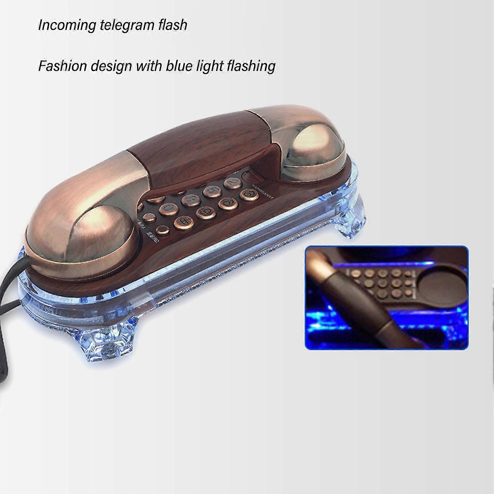 Retro telephone creative incoming call illuminated telephone home wall ...