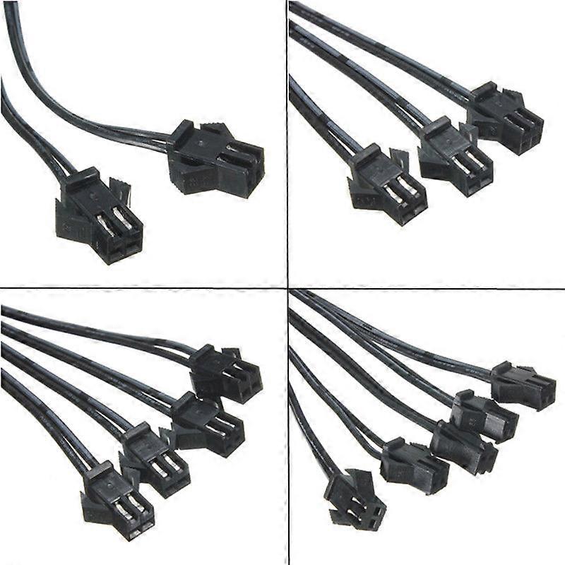 EL Wire Splitter Connectors Cable 1 To 2/3/4/5 Way LED Neon Light ...