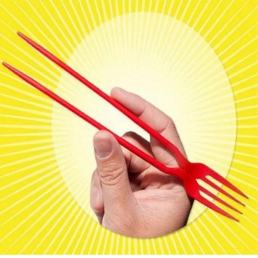 Fork Chopsticks In One, Chork 24 Count Pack Fork Chopsticks Combo ...