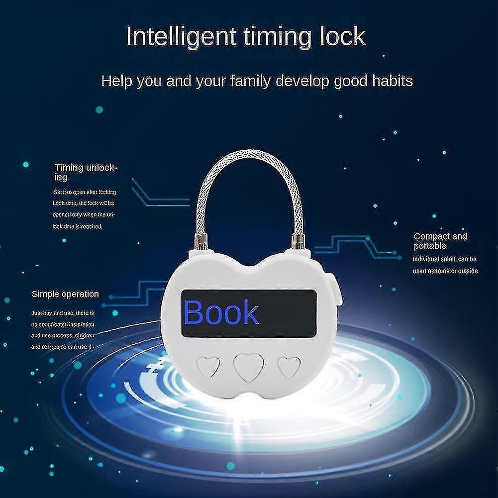 Smart Time Lock Lcd Display Time Lock Multifunction Electronic Timer ...