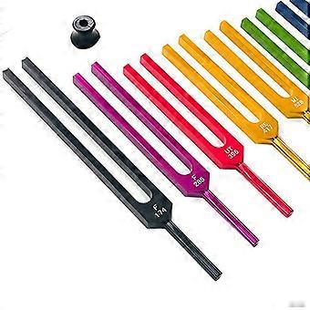 9 Tuning Forks for Healing, Sound Healing, Body Retention with Aluminum ...