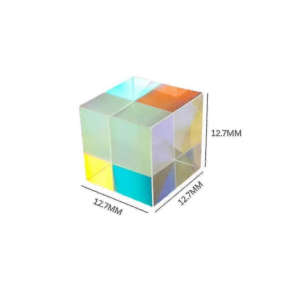 Prism Six-sided Strong Light Combination Cube Prism Stained Glass ...