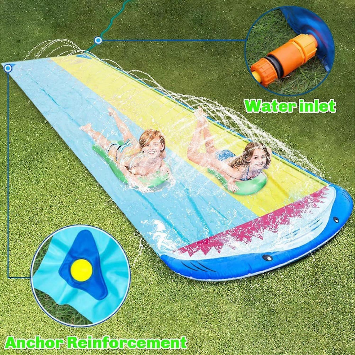 Slip and Slide Lawn Water Slides - Inflatable Heavy Duty Slip Slides ...