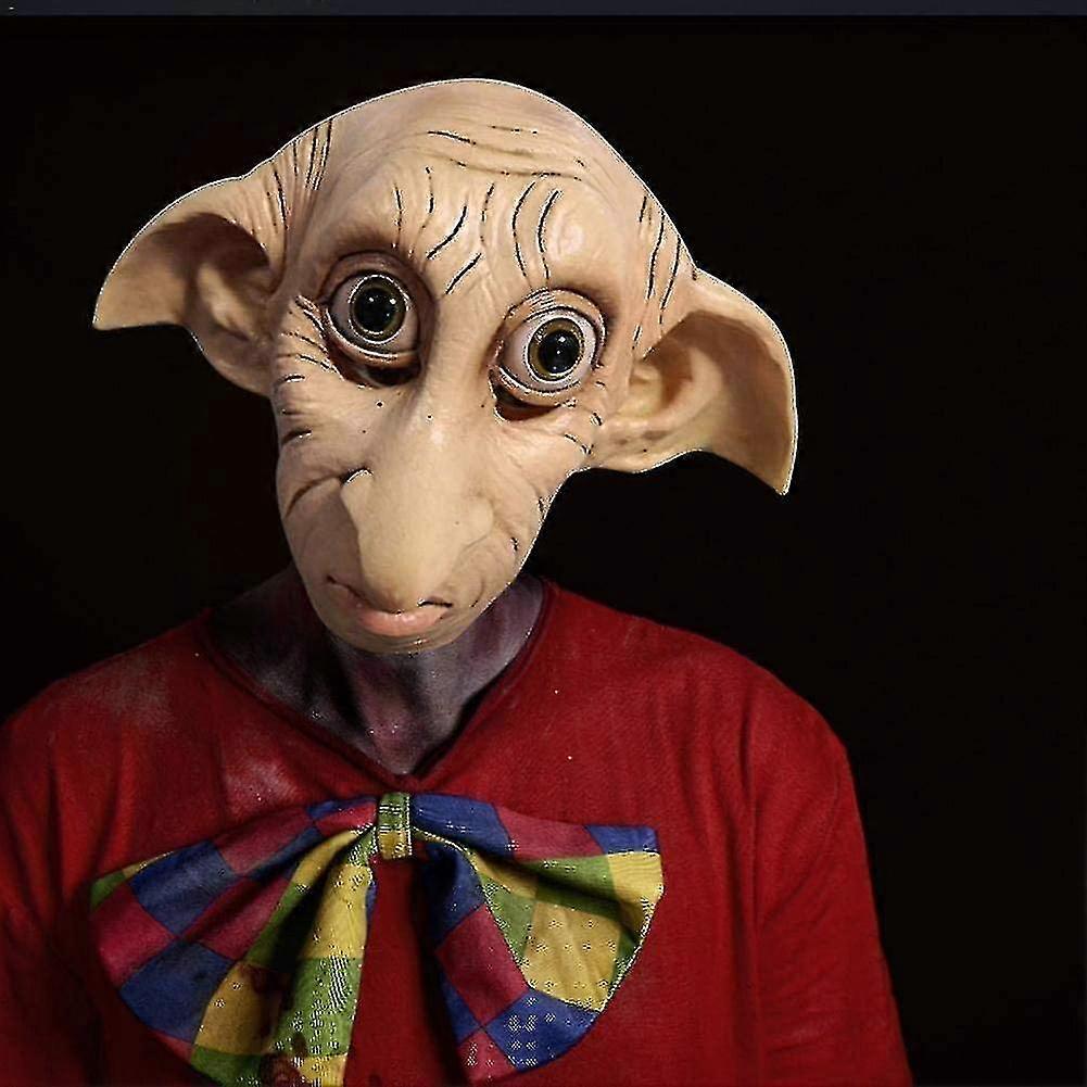 Kryc-adult Dobby Mask, Halloween Cosplay Mask Elven Dwarf Elf Latex ...