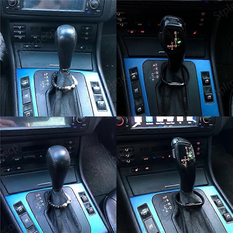 LED Gear Shift Knob Automatic Gear Shifter Lever Handle for bmw x5 E53, x1 E84, x3 E83 carbon ...