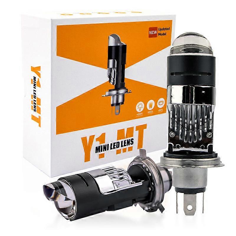 Dual Lens H4 LED Headlight Mini Projector Lens LED H4 Auto Lamp ...